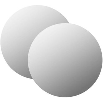 vidaXL Miroirs muraux 2 pcs 50 cm Rond Verre vidaXL
