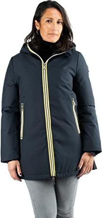 Paragoose Stanlowa doudoune parka veste Mi-longue femme navy