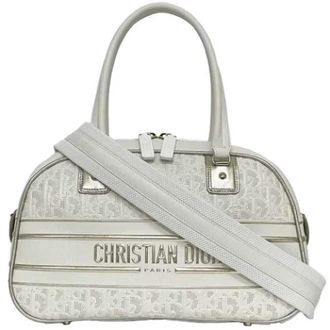 Dior Pre-owned Tissu sacs-dior - Femme - Pre-owned - Gris - Taille: ONE Size