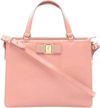 Ferragamo Sac &agrave; main Pre-owned - Femme - Pre-owned - Rose - Taille: ONE Size