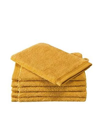 De Witte Lietaer Contessa Luxe Waschlappen, Baumwolle, goldfarben, 16 x 22 cm