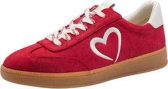 Marco Tozzi Marco Tozzi Damen Sneaker weiches Feel Me Wechselfu&szlig;bett weiches Innenfutter Modisch, rot (Cherry), 41 EU