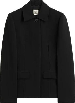 Toteme Femme, Vestes, Noir, Taille: 40 FR Jacket E26