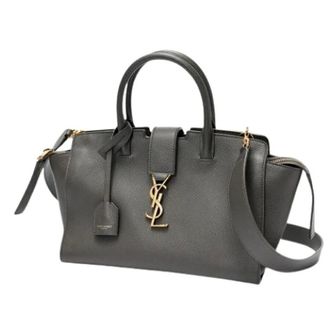 Saint Laurent Sac &agrave; main vintage Pre-owned - Femme - Pre-owned - Gris - Taille: ONE Size