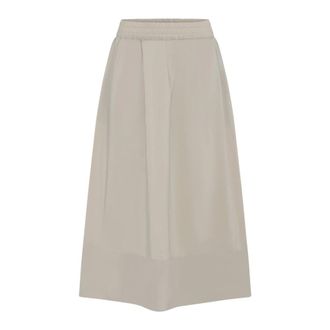 In Front IN Front, Femme, Jupes, Beige, Taille: 42 FR Jupe simple à ligne A Sable