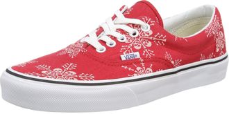 Vans Era, Sneaker donna, Rosso (Van Doren/Skull Snowflake/Racing Red), 40.5