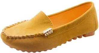 Generic Chaussures &agrave; enfiler confortables pour femme - Couleur unie - &Eacute;l&eacute;gantes - Classiques - L&eacute;g&egrave;res - Antid&eacute;rapantes - Respirantes - Chaussures plates d&eacute;co