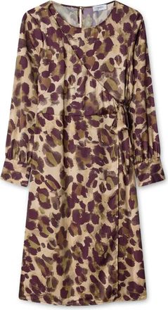 Motivi Femme, Robes, Multicolore, Taille: 42 FR Robe portefeuille &agrave; motif camouflage