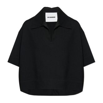 Jil Sander Femme, Tops, Noir, Taille: 36 FR Haut &agrave; col roul&eacute; ample
