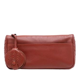 Bottega Veneta Pre-owned Leder Pochette - - Pre-owned - Damen - Braun - ONE SIZE