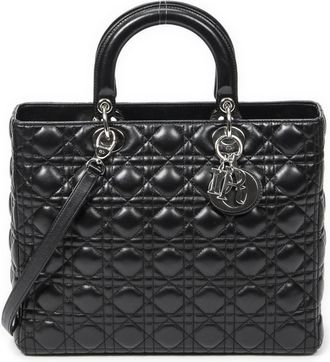 Dior Crossbody Bags - Large Lady Dior Zip - Gr. unisize - in Schwarz - f&uuml;r Damen