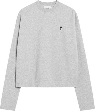 Ami Damen, Oberteile, Grau, LGr&ouml;&szlig;e