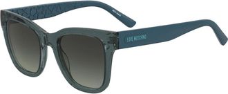 Moschino Femme, Accessoires, Vert, Taille: 52 MM Mol104/S Lunettes de soleil