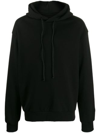 Juun.J Kapuzenpullover mit Kordelzug - Schwarz
