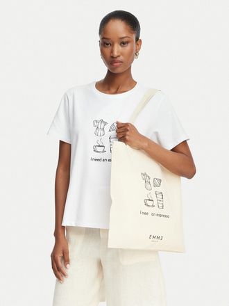 Marella T-Shirt Emme by Marella Gola 2615971072 Creme Regular Fit