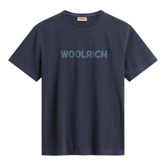 Woolrich Homme, Tops, Bleu, Taille: S T-shirts &eacute;l&eacute;gants pour hommes et femmes