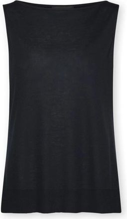 Elena Miro Femme, Tops, Bleu, Taille: 48 FR Haut &agrave; Encolure Bateau