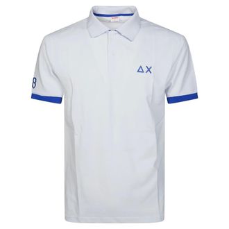Sun 68 Homme, Tops, Blanc, Taille: M Polo N Fluo