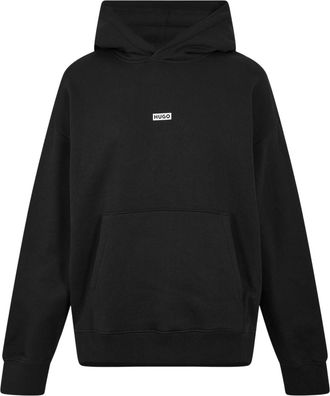 HUGO BOSS Hugo - Kapuzenpullover f&uuml;r Herren, &Uuml;ber den Kopf, Baumwolle, leger (Schwarz)