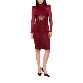 BABYLON Kleid Y S00970 - - Dresses - Damen - Rot - 2XL