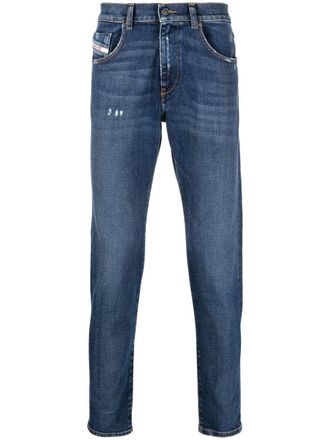 Diesel jean slim &agrave; teinture fonc&eacute;e - Bleu