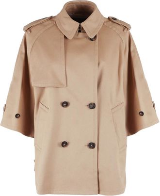 Fay Homme, Manteaux, Brun, Taille: S Caban Trench MC + Ricamo