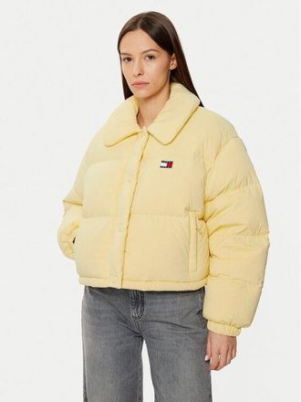 Tommy Jeans Daunenjacke DW0DW20390 Beige Regular Fit