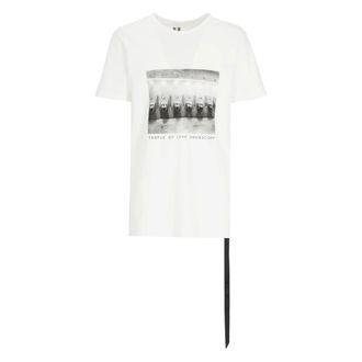 Rick Owens Level T T-shirt - - Tops - Herren - Wei&szlig; - S