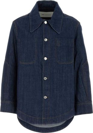 Ami Homme, Vestes, Bleu, Taille: M Chemise en jean