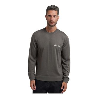 A|X Armani Exchange Pull &agrave; col rond - Homme - Pulls - Gris - Taille: 2XL