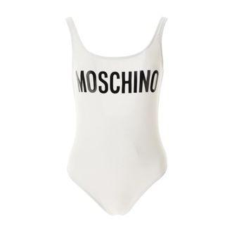 Moschino Logo Onepiece - - Swimwear - Damen - Wei&szlig; - M