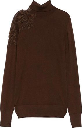 Ermanno Scervino Rundhalspullover - Braun