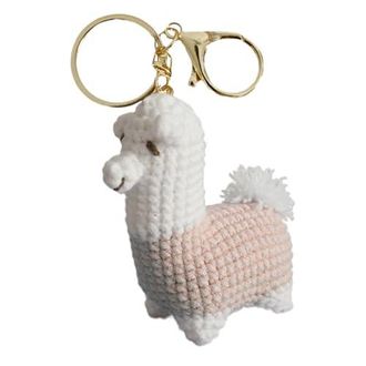 Generic Breloque en forme danimaux positifs au crochet - Breloque de sac en alpaga mignonne de motivation faite à la main pour femmes, filles, enfants, adulte