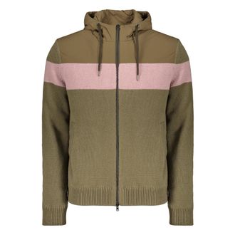 Herno Resort Bomberjacke aus Infinity Mix Strick & Ponente - - Knitwear - Herren - Gr&uuml;n - L