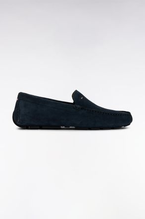 Eden Park Mocassins En Cuir Su&eacute;d&eacute; Bleu Marine