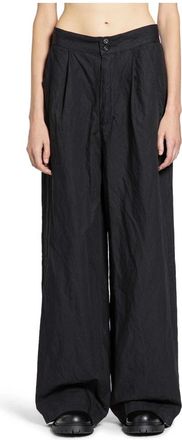 Thom Krom Femme, Pantalons, Noir, Taille: 36 FR Wide Pantalons