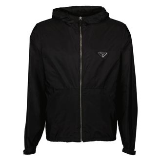 Prada Re-Nylon Jacke - - Jackets - Herren - Schwarzk - XL