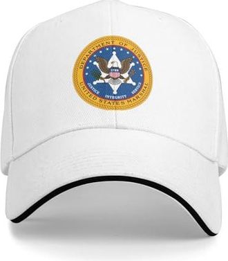 Generic Casquettes De Golf Service Plan&eacute;taire Am&eacute;ricain R&eacute;glable Baseball Casquette Respirante Ext&eacute;rieur Sunhat pour Voyage Homme Les Saisons