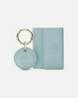 Timberland Trifold-Brieftasche mit Anh&auml;nger in Grau, Grau
