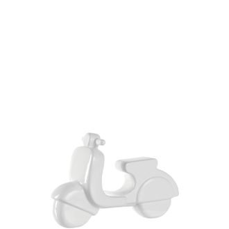 Leonardo Leonardo - Firenze - Keramikfigur - Roller - Weiss - B/H/T: 180/185/47mm