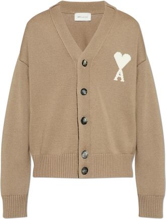 Ami Homme, Pulls, Brun, Taille: 2XL De Coeur Cardigan