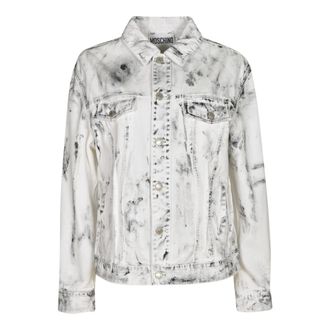 Moschino Denimjacke - - Jackets - Damen - Mehrfarbig - M