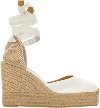 Castaner Femme, Chaussures, Blanc, Taille: 40 EU Carina Wedge Espadrille