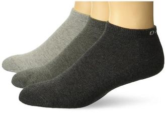 Oakley Chaussettes courtes solides pour homme (3 pièces), Gris foncé, Large