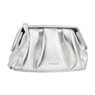 Themoir&egrave; Clutch mit Raffung - - Bags - Damen - Grau - ONE SIZE