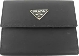Prada unisex, Pre-owned, Noir, Taille: ONE Size Portefeuille en nylon Pre-owned