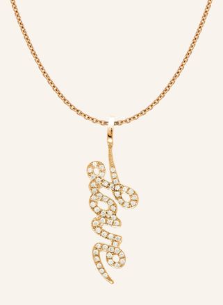 Cada Cada Kette Tiny Love Writing rosegold