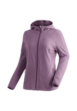 Maier Sports Fleecejacke Tesila Hood W Damen Midlayer, atmungsaktiv schnelltrocknend, Full-Zip, Regular fit