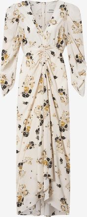 Isabel Marant Robe Albini En Soie - Femme - &Eacute;cru - Taille34 - Isabel Marant