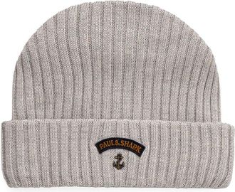 Paul & Shark bonnet à appliqué logo - Gris